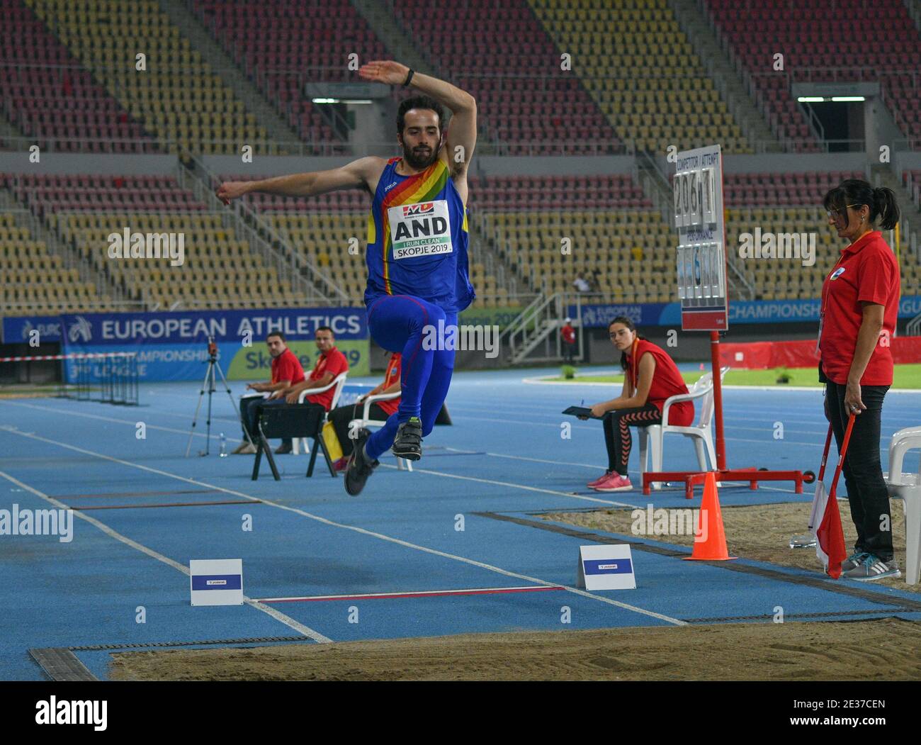 Skopje, Macedonia - August, 10-11, 2019 European Athletics Team ...