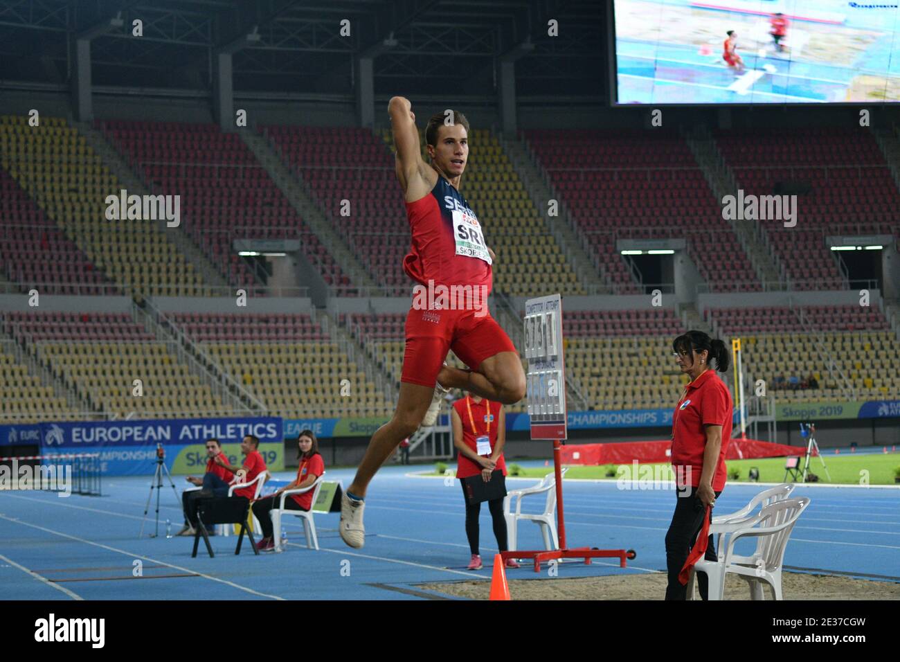 Skopje, Macedonia - August, 10-11, 2019 European Athletics Team ...