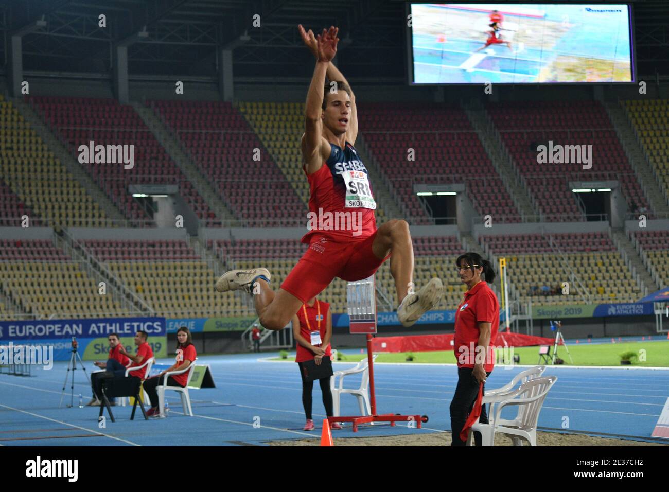 Skopje, Macedonia - August, 10-11, 2019 European Athletics Team ...