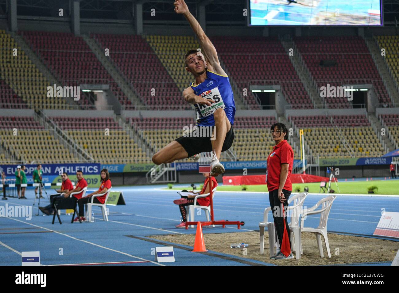 Skopje, Macedonia - August, 10-11, 2019 European Athletics Team ...