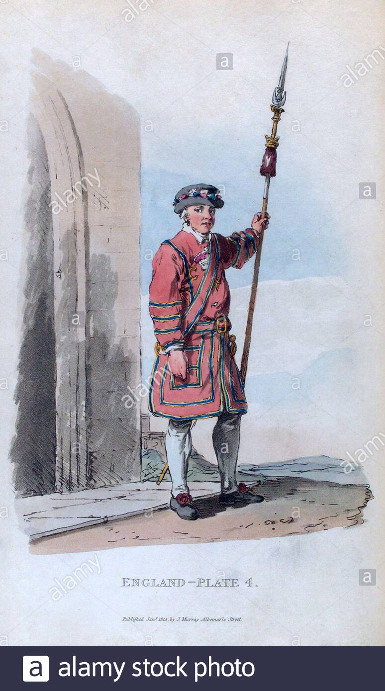 Yeoman of the guard illustration hi-res stock photography and images ...