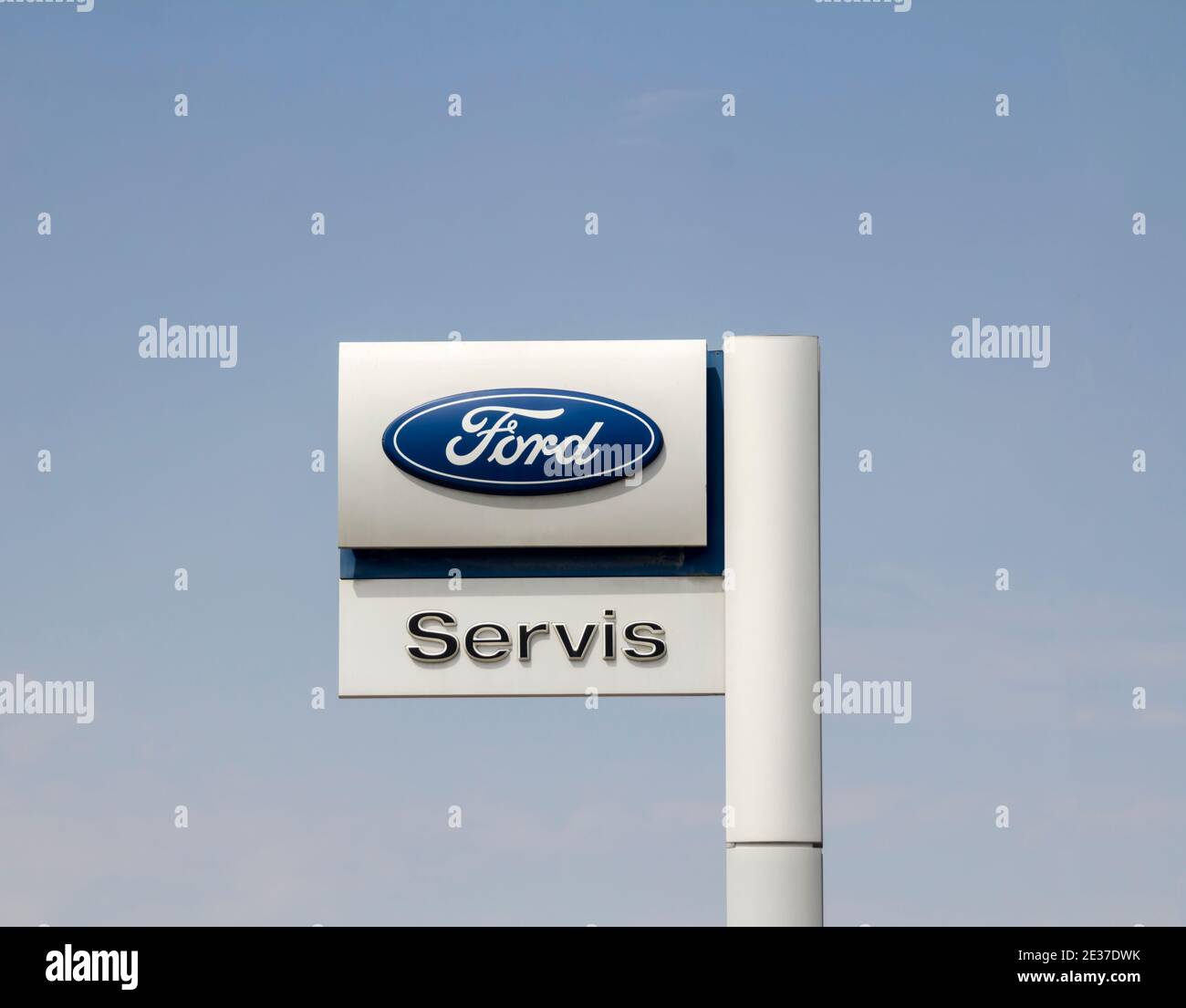 Ford Service Logo HangTime Ford Service Garage Sign, Vintage Metal