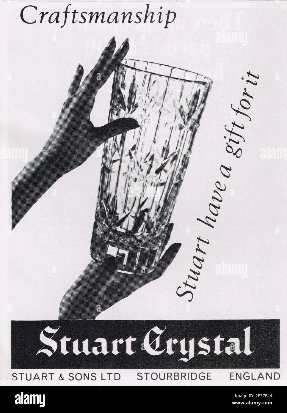 Advertisement In Britain Magazine, 1974 Stock Photo - Alamy