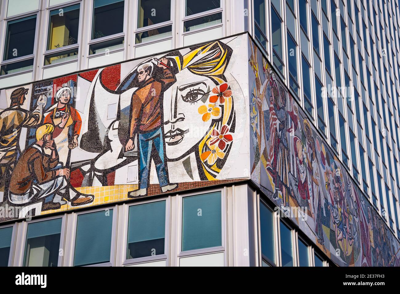 architecture style of german democratic republic Stock Photo - Alamy