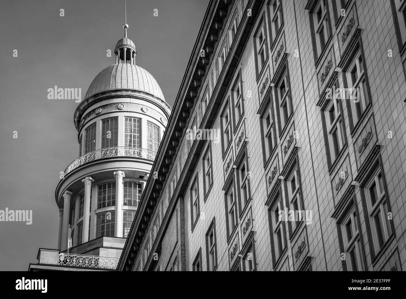 soviet architecture in east berlin Stock Photo - Alamy