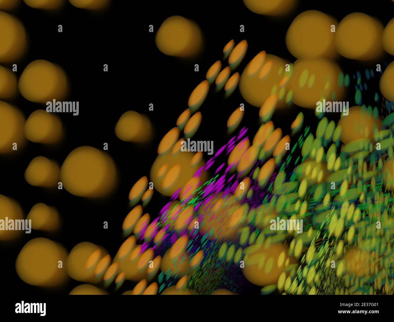 Imaginatory lush fractal texture generated image abstract background ...