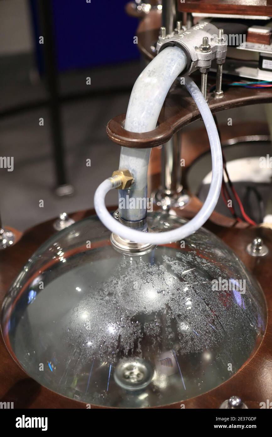 Details of a distiller in the factory Stock Photo - Alamy