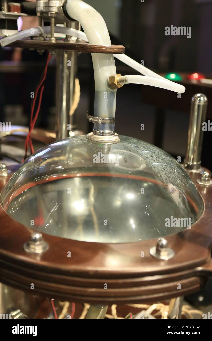 Part of a distiller in the factory Stock Photo - Alamy