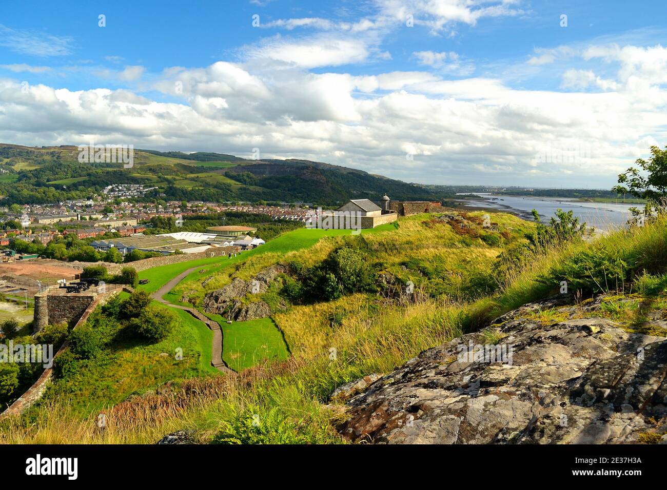 View from Dumbarton Castle Stock Photo - Alamy