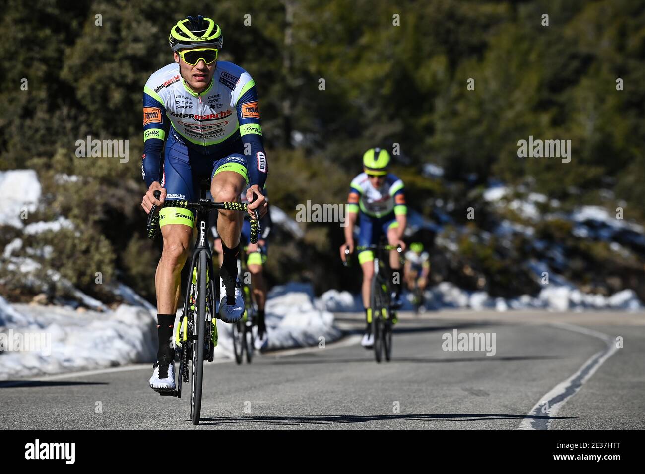 Belgian Loic Vliegen of Intermarche Wanty-Gobert pictured in action ...