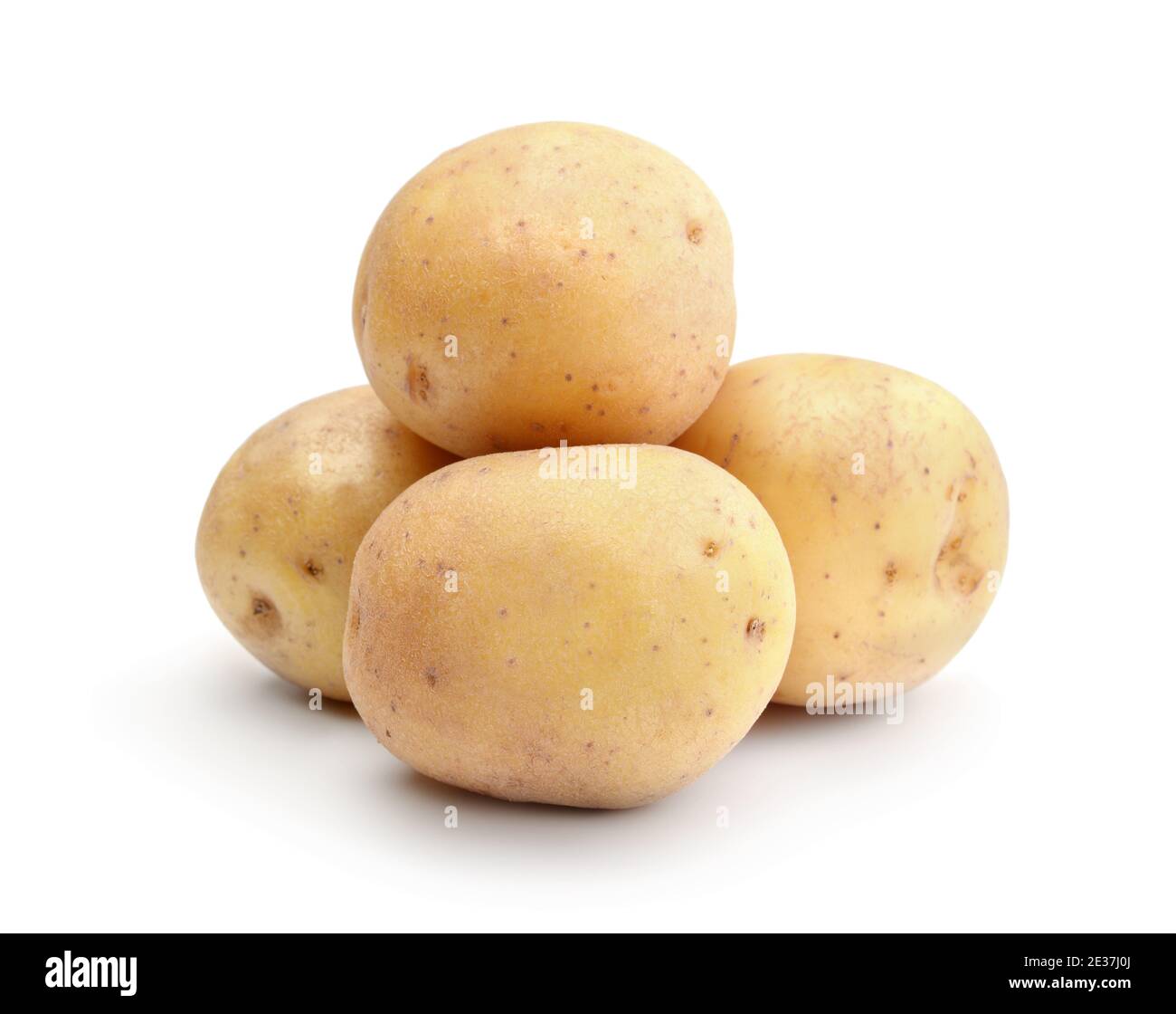 Heap ripe potatoes vegetable Cut Out Stock Images & Pictures - Alamy