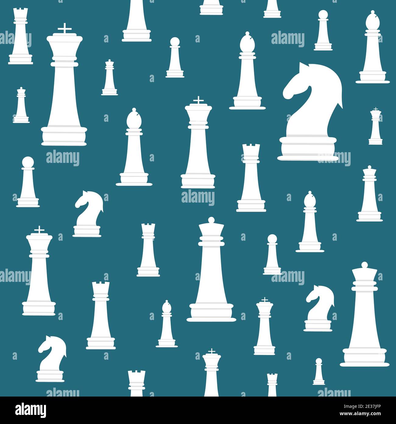 Seamless vector illustration on the theme of chess Stock Vector Image ...