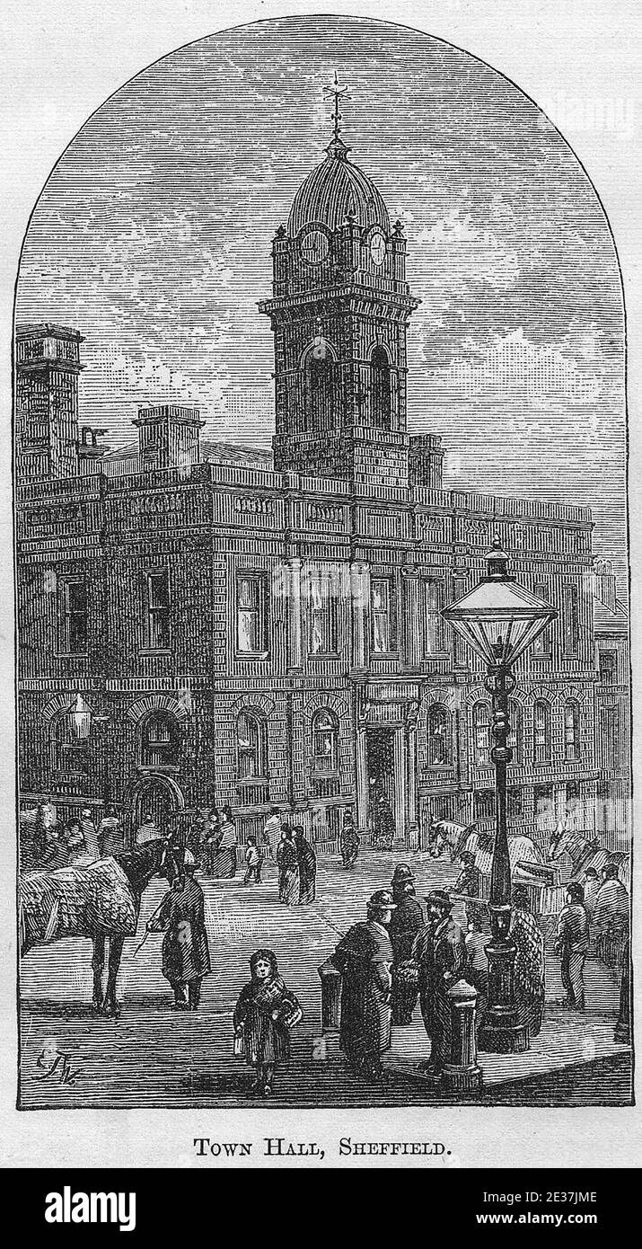 Sheffield town hall drawing hi-res stock photography and images - Alamy