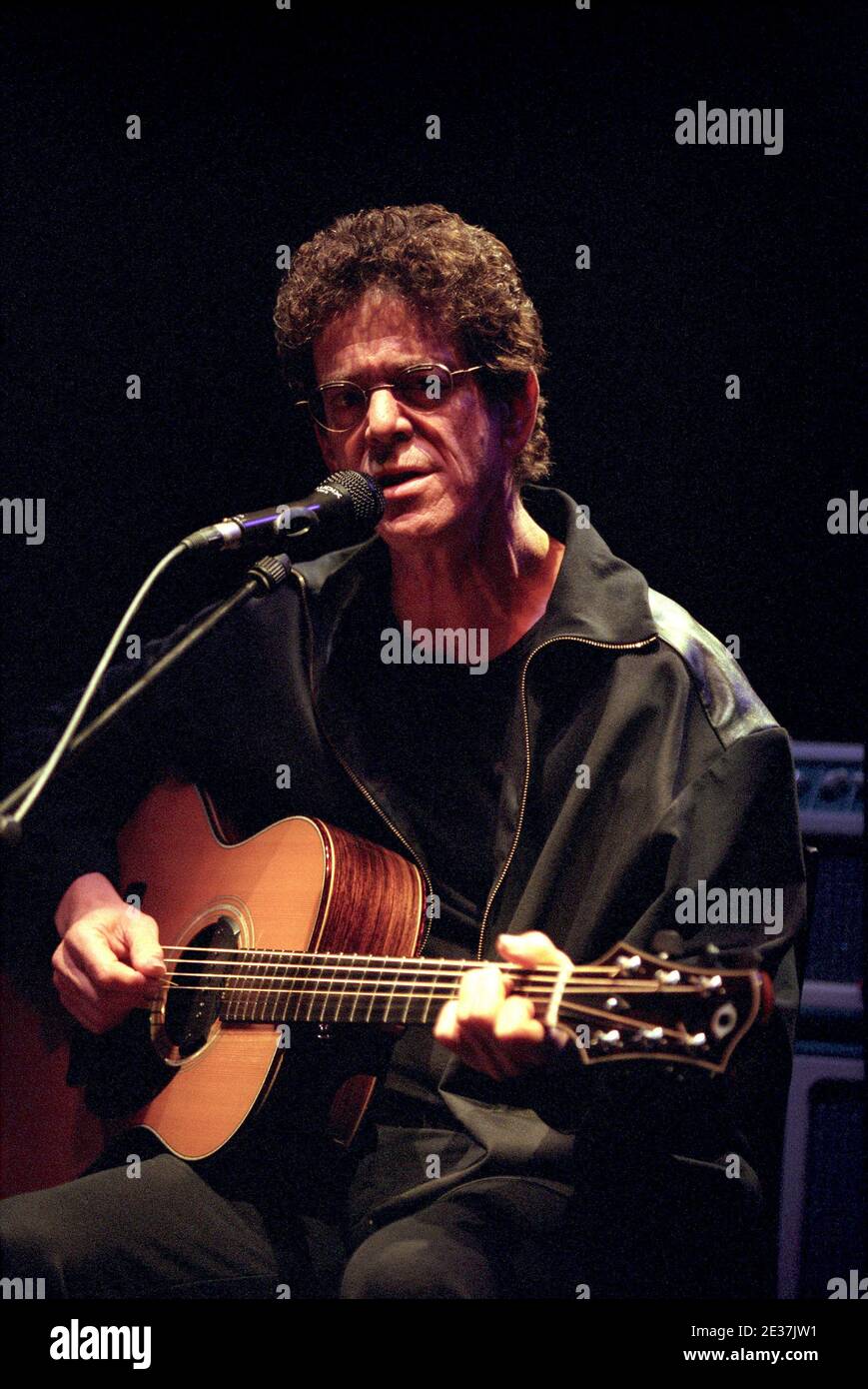 Lou Reed in concert at The Royal Festival Hall in London, UK. 3rd July ...