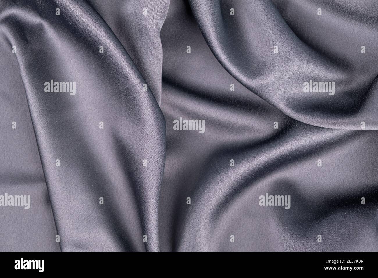wavy rippled gray blue purple silk satin fabric background Stock Photo ...