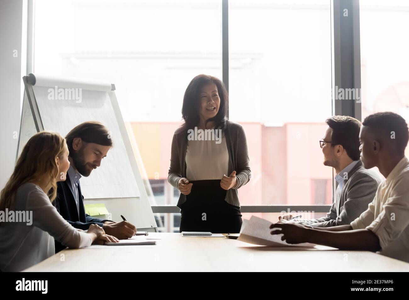 Korean female leader hi-res stock photography and images - Alamy