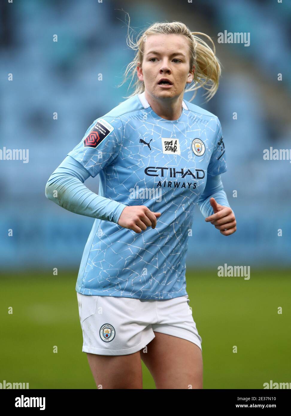 Manchester City's Lauren Hemp during the FA Women's Super League match ...
