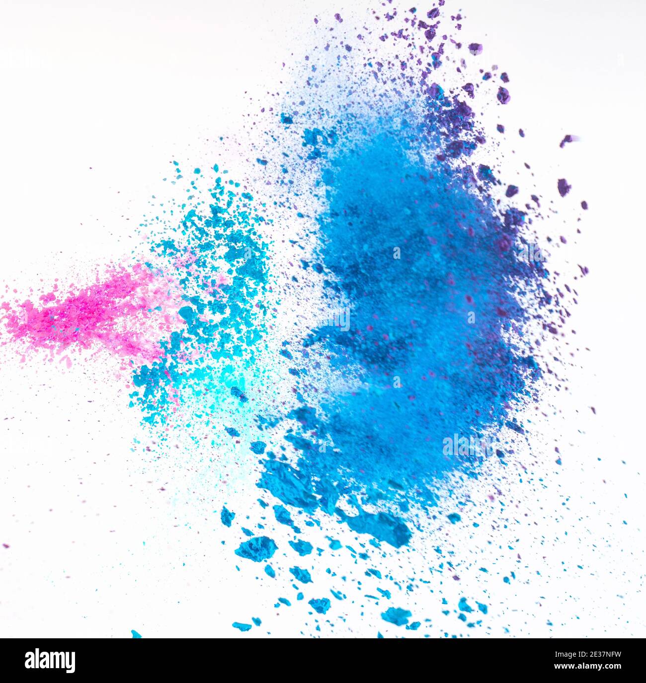Abstract picture of the colorful powder splash Stock Photo - Alamy