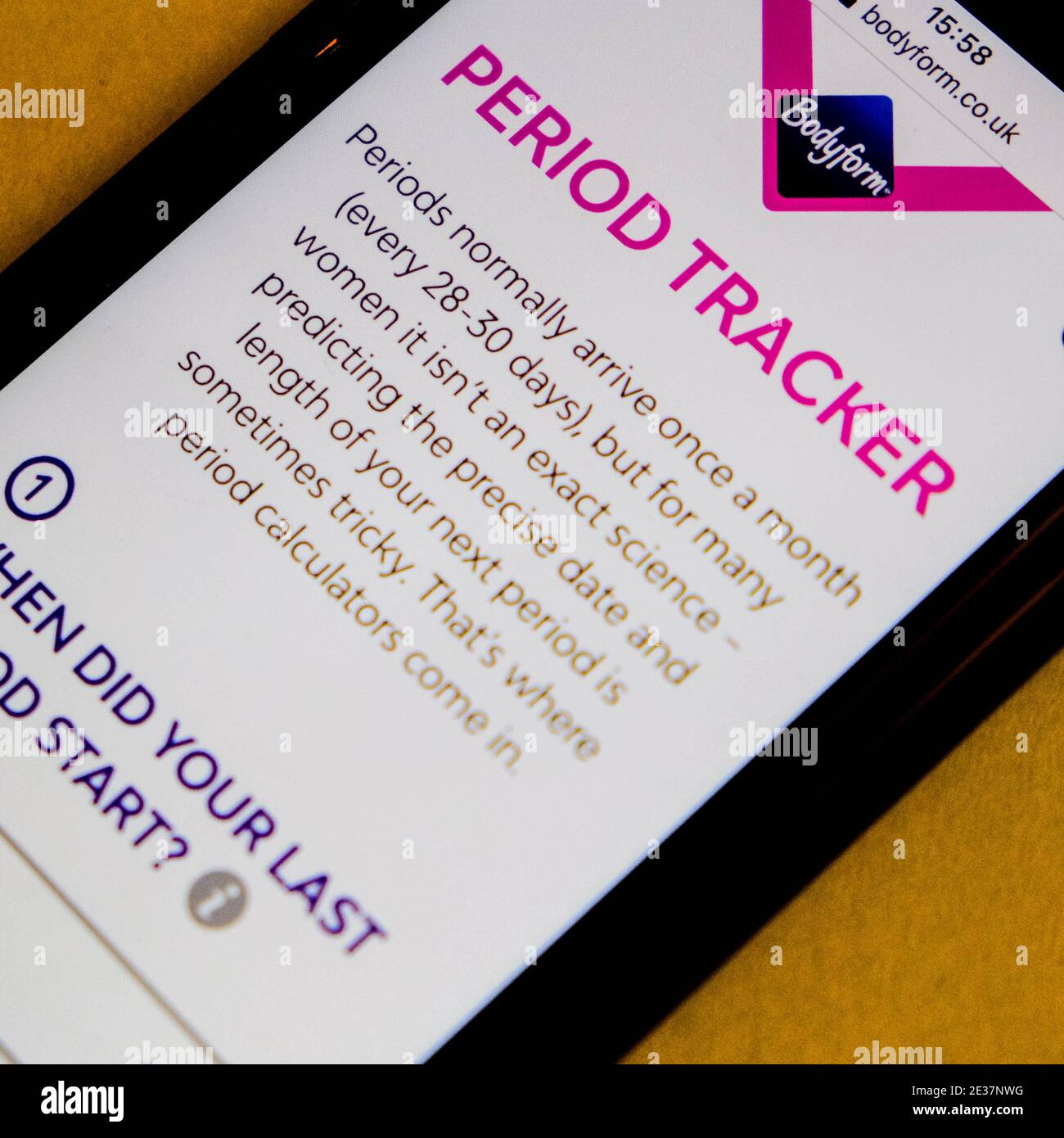 London UK, January 17 2021, Mobile Or Smart Phone Screenshot Of The ...