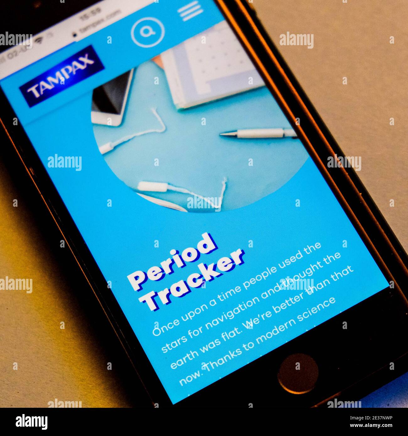 Tampax logo hi-res stock photography and images - Alamy