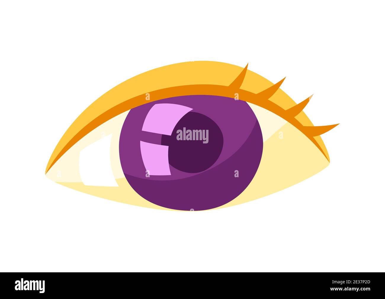 Illustration of human eye Stock Vector Image & Art - Alamy