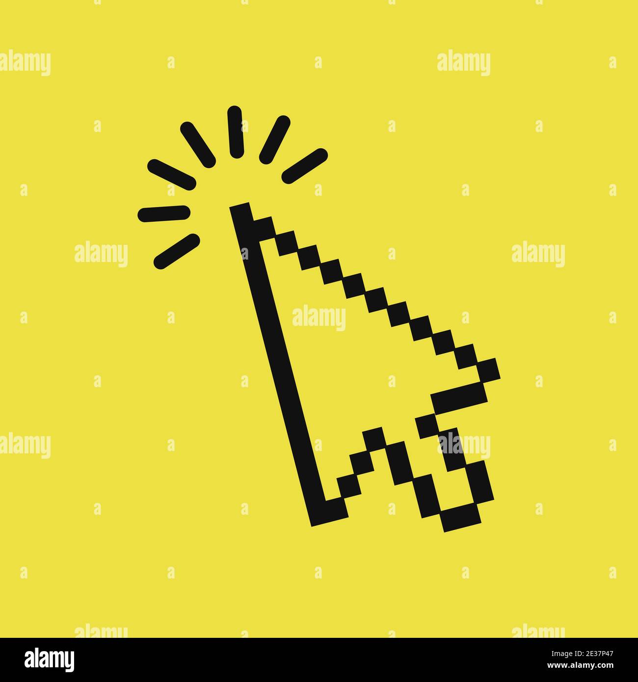 Cursor mouse arrow icon vector hi-res stock photography and images - Alamy