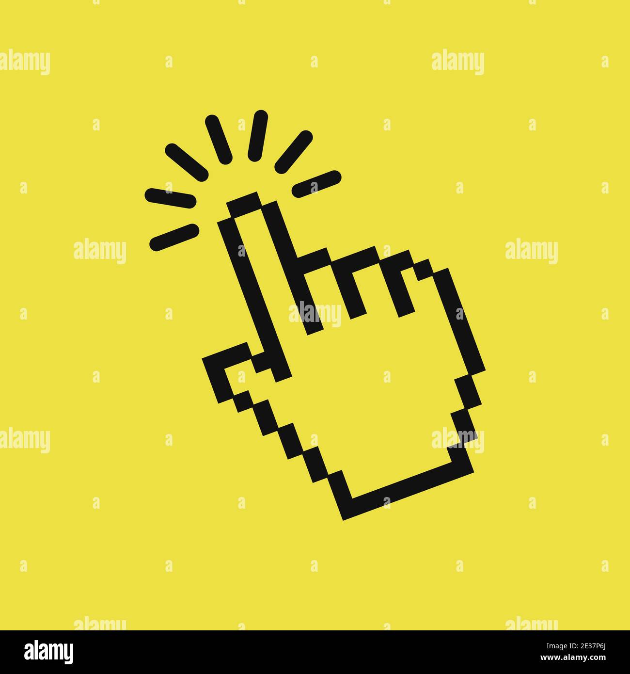 Mouse hand arrow cursor set hi-res stock photography and images - Alamy