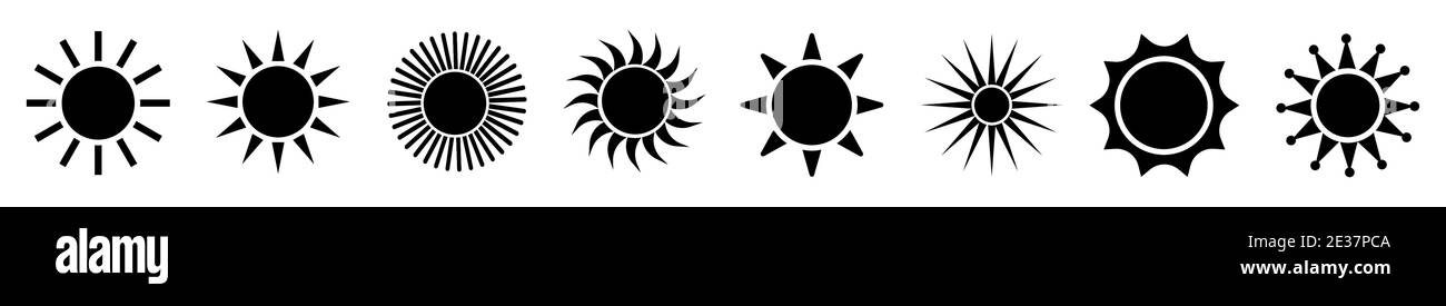 Sun rays vector abstract Cut Out Stock Images & Pictures - Alamy