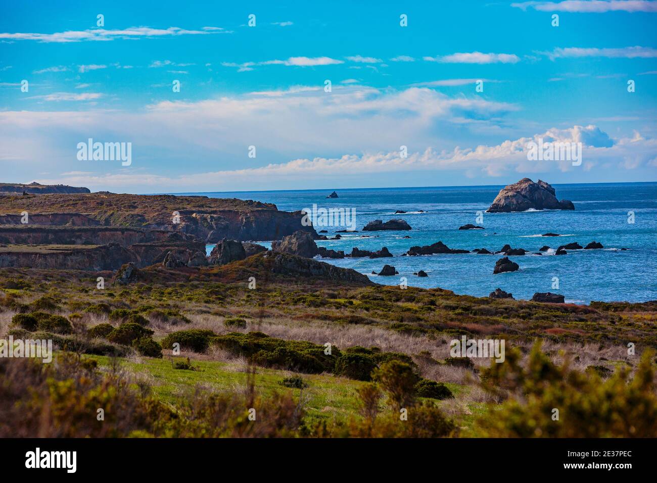 Pacific Valley, California, February 21, 2018: Morning in Pacific ...