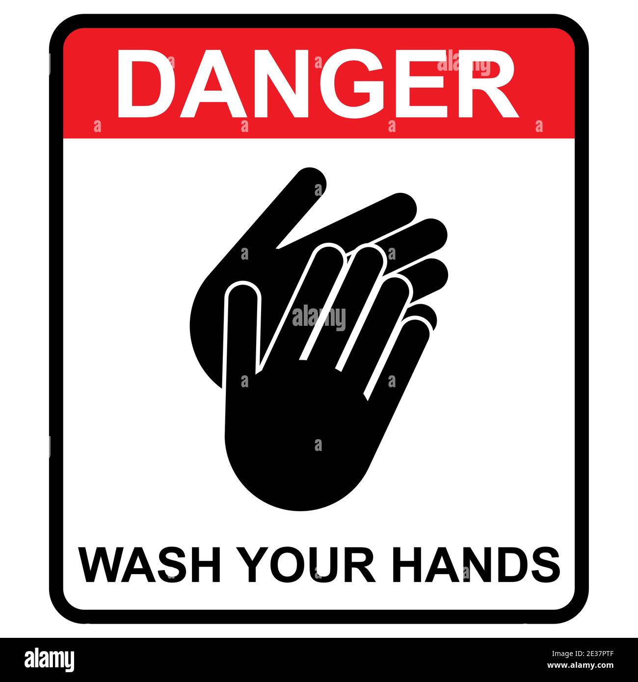 Clean your dirty hand, wash hygiene vector illustration icon ...