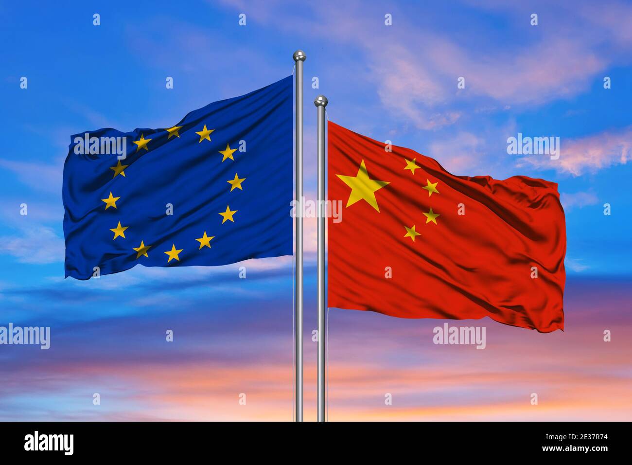 China vs european union hi-res stock photography and images - Alamy