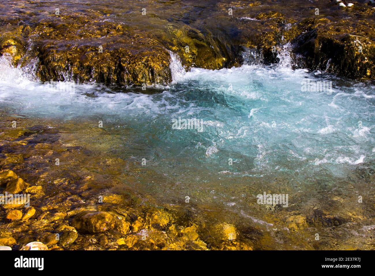 River landscape and view, daylight and outdoor, nature background in ...