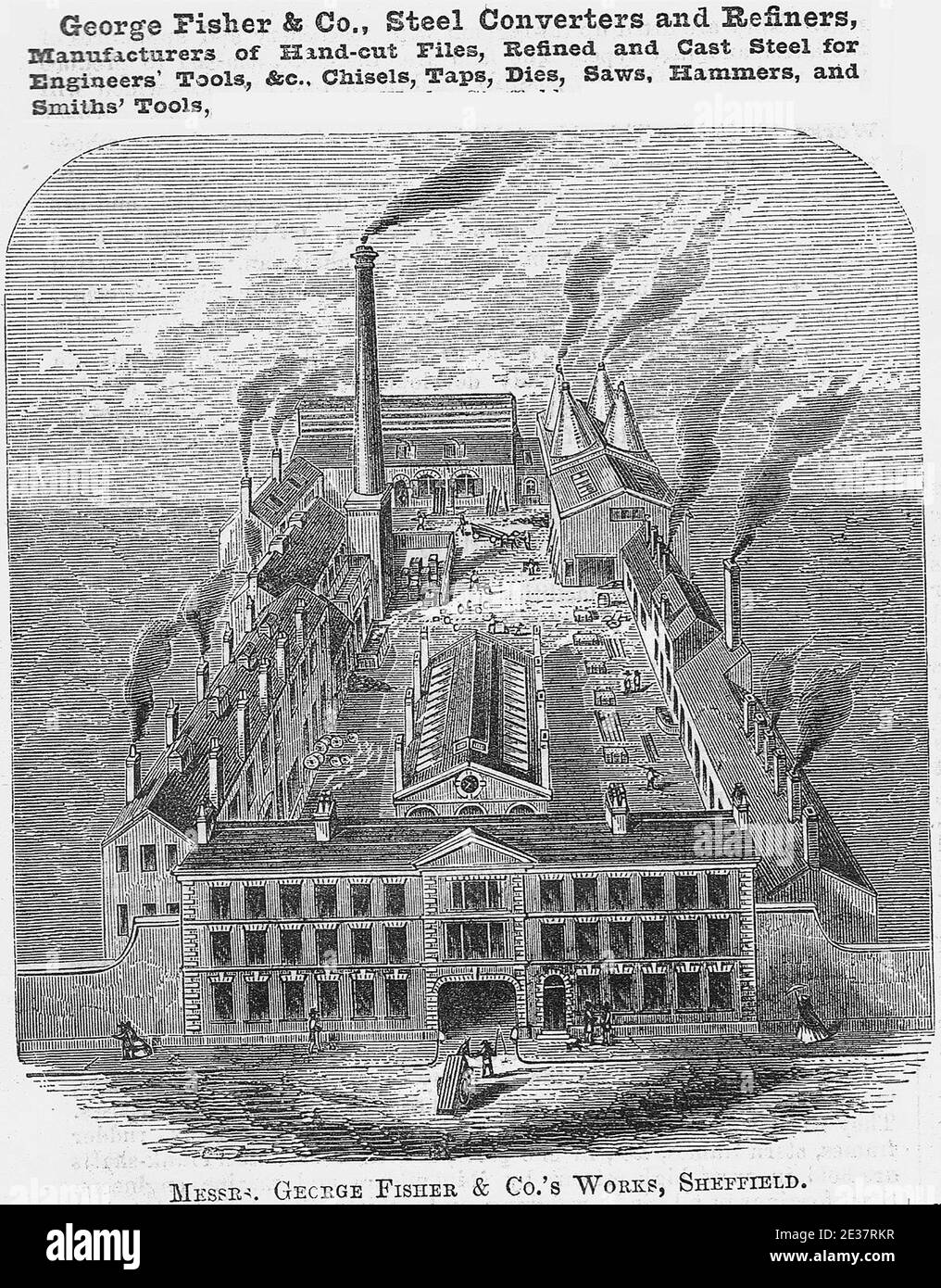 Historical steel engraving from the 19th century hi-res stock ...