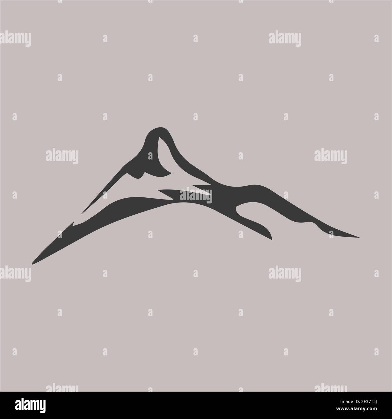 Abstract mountain logo icon vector Stock Vector Image & Art - Alamy