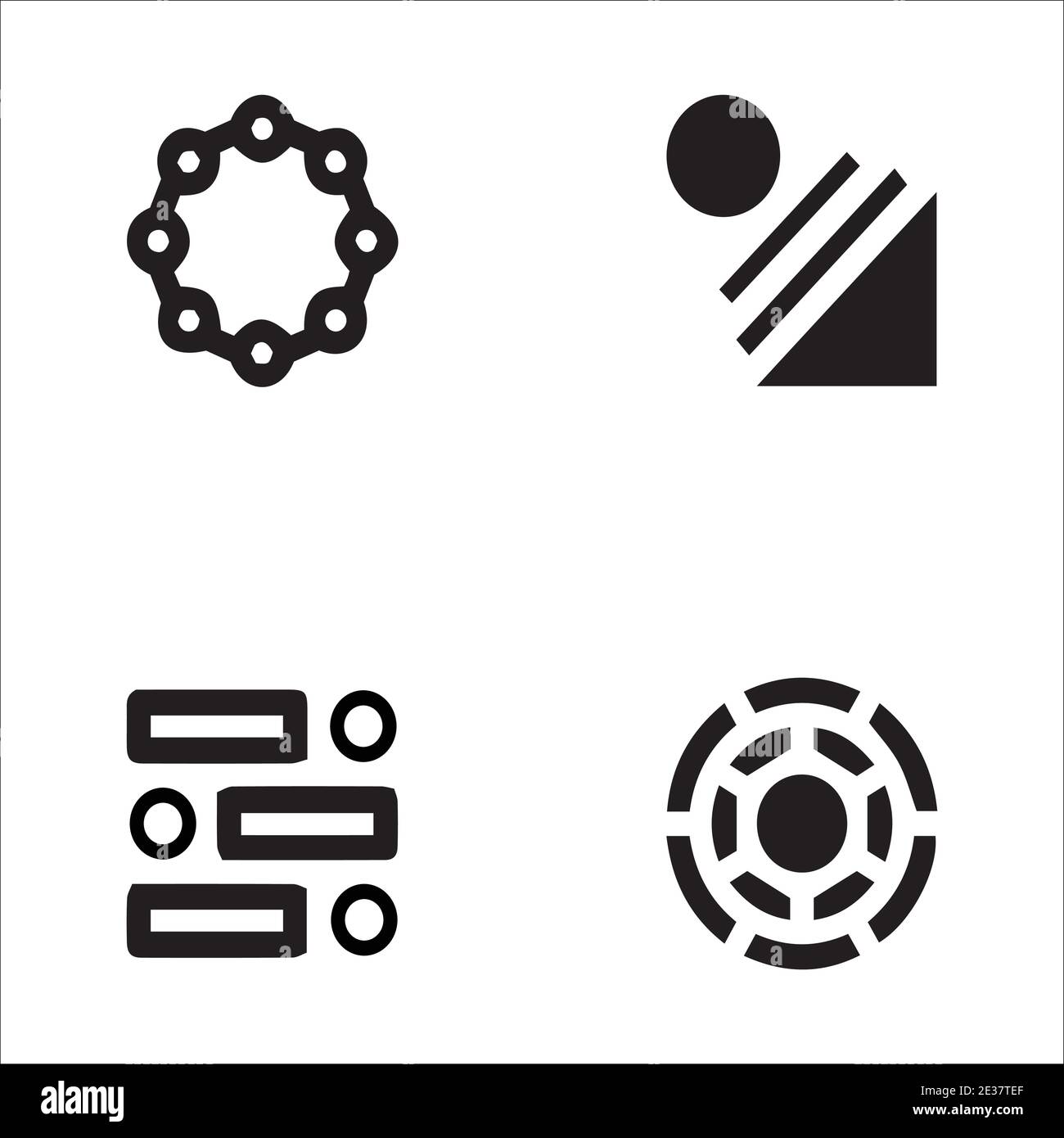 Minimal abstract logo icon set Stock Vector Image & Art - Alamy