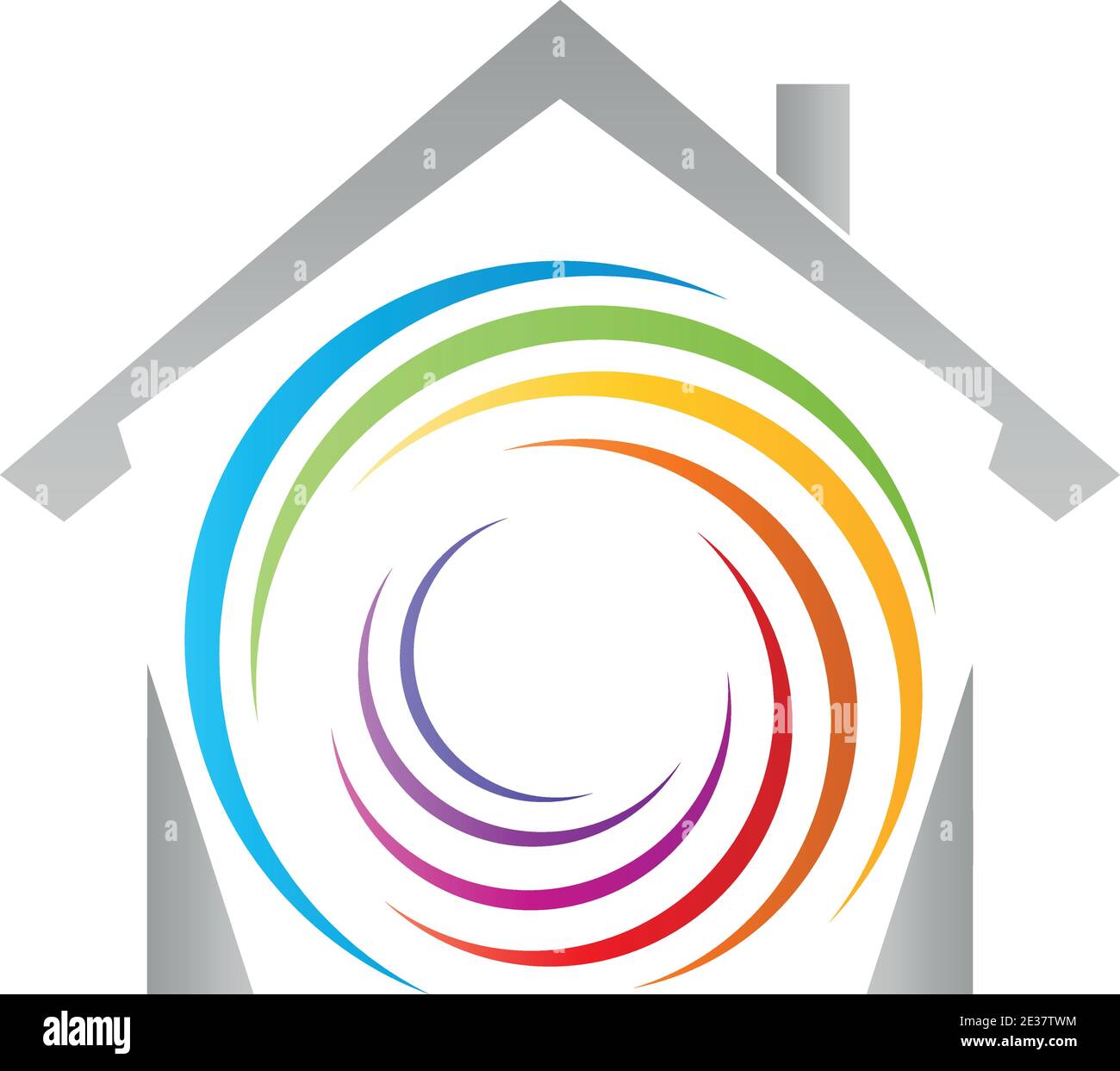 Spiral, painter, logo, icon Stock Vector Image & Art - Alamy