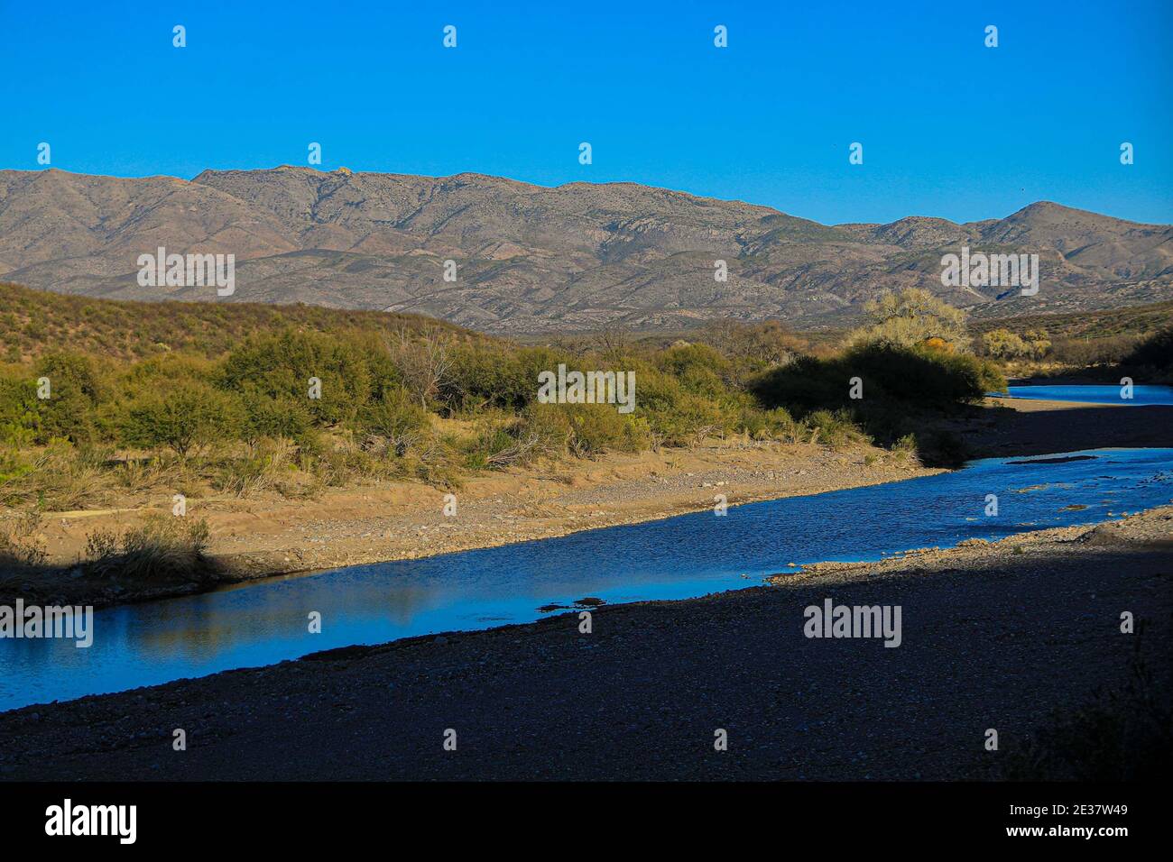 Bavispe river in Bacerac, Sonora, Mexico. (Photo By NortePhoto.com) rio ...