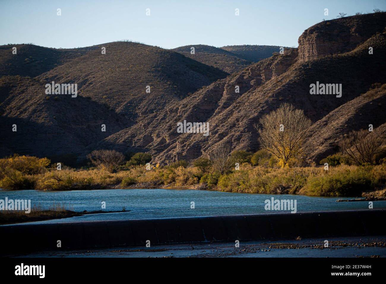 Bavispe river in Bacerac, Sonora, Mexico. (Photo By NortePhoto.com) rio ...