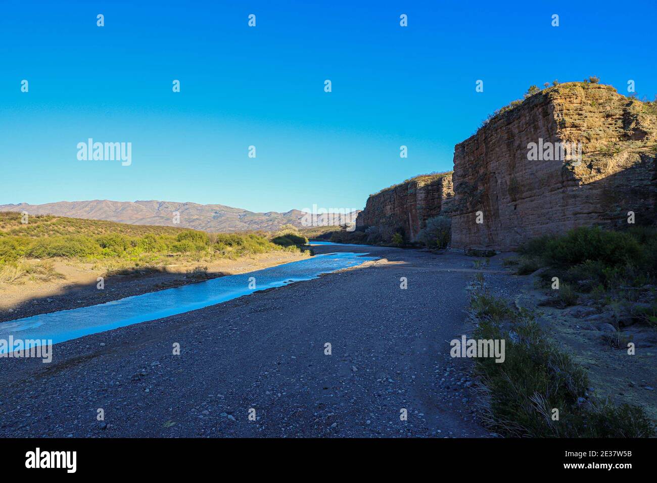 Bavispe river in Bacerac, Sonora, Mexico. (Photo By NortePhoto.com) rio ...