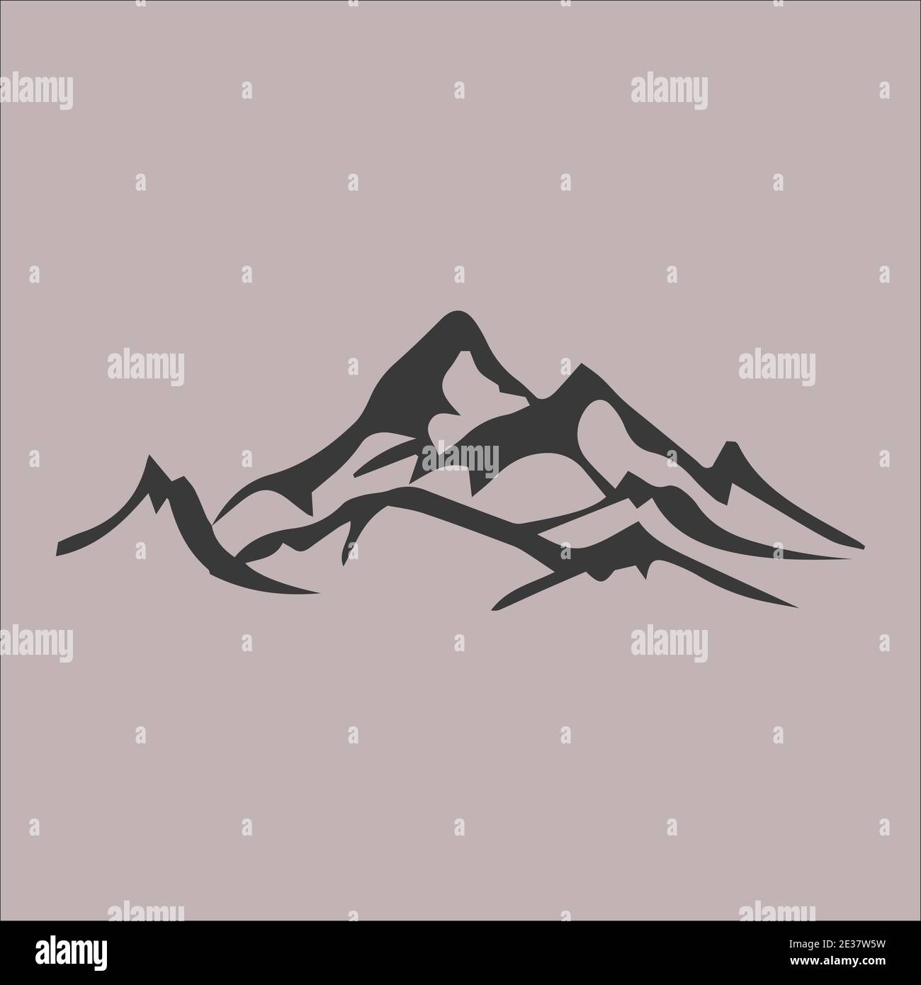 Abstract mountain logo icon vector Stock Vector Image & Art - Alamy