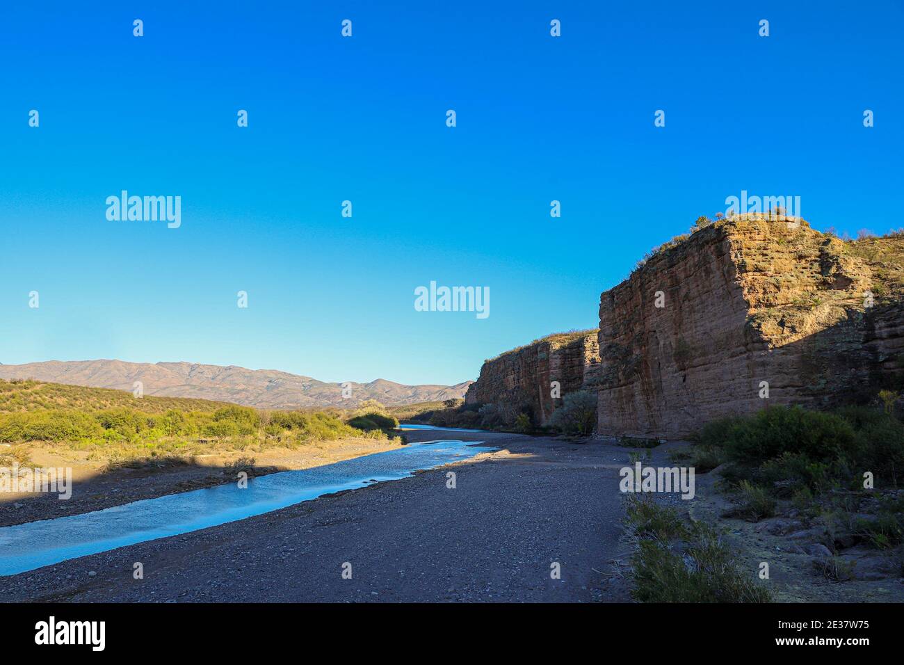 Bavispe river in Bacerac, Sonora, Mexico. (Photo By NortePhoto.com) rio ...