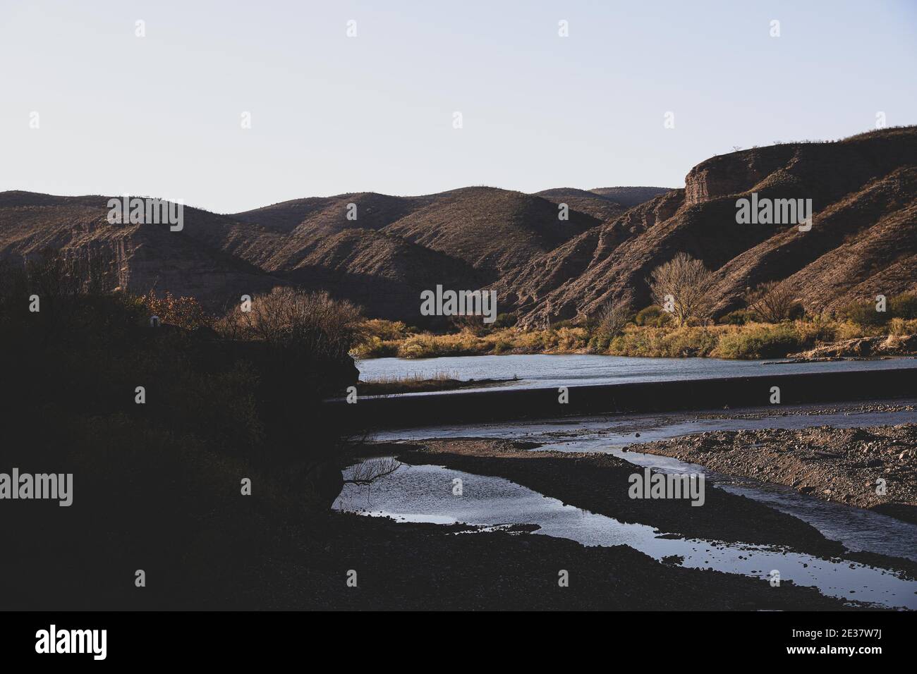 Bavispe river in Bacerac, Sonora, Mexico. (Photo By NortePhoto.com) rio ...