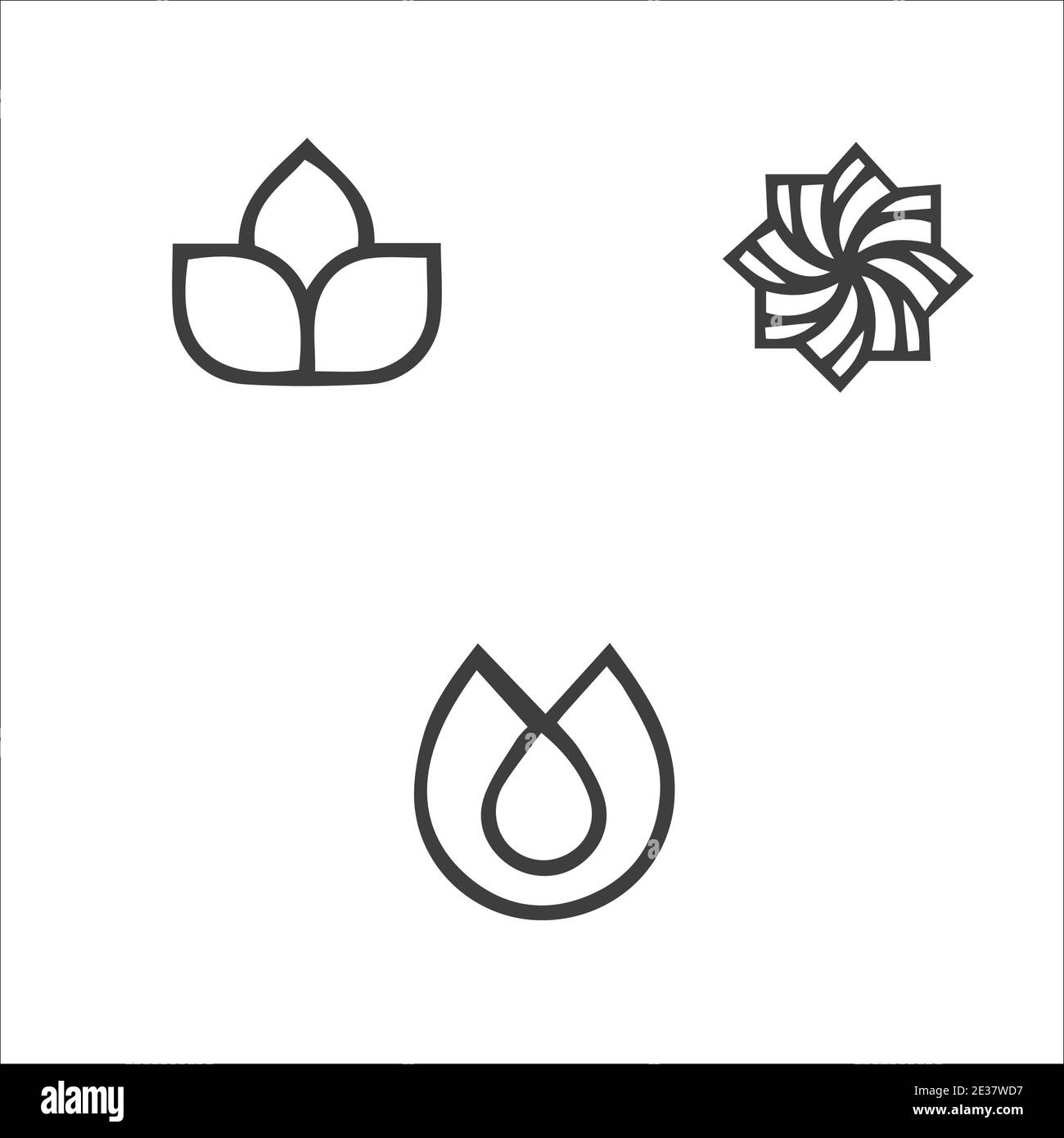 Minimal arrow shape Stock Vector Images - Alamy