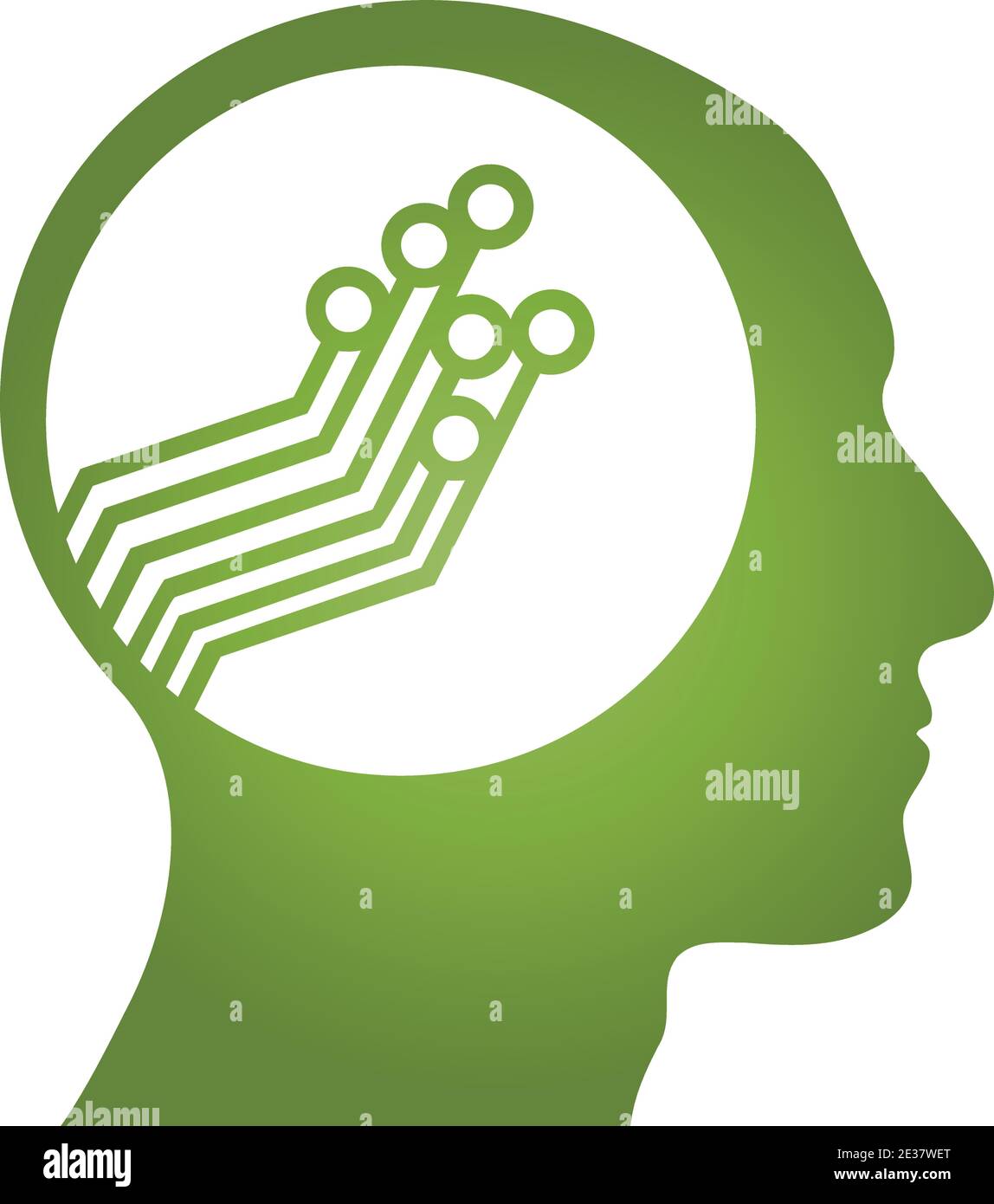 Head, Person, Robot, Brain, Logo, Icon Stock Vector Image & Art - Alamy