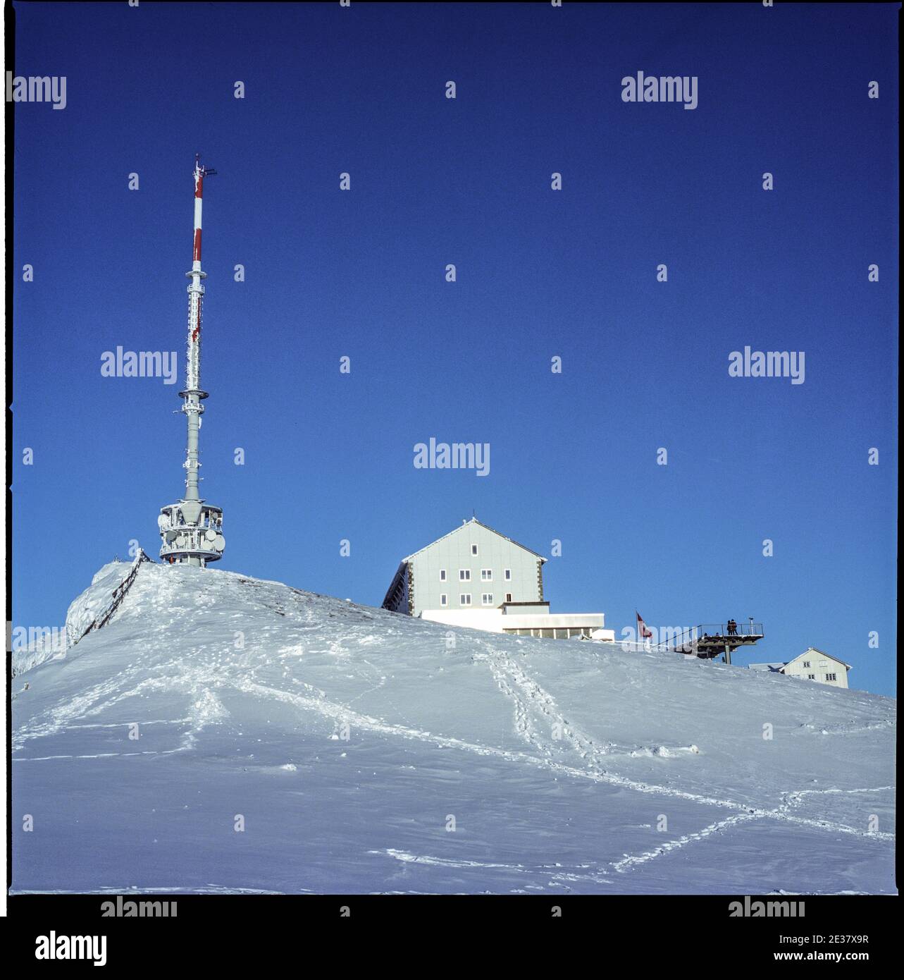 Mountain scape from Mount Rigi captured on film Stock Photo - Alamy