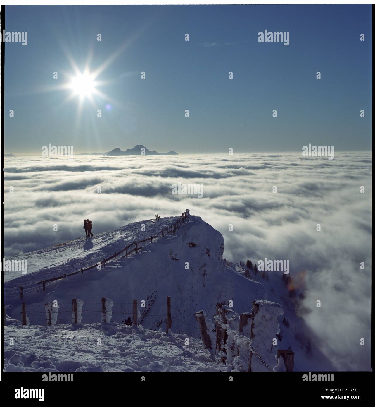 Mountain scape from Mount Rigi captured on film Stock Photo - Alamy