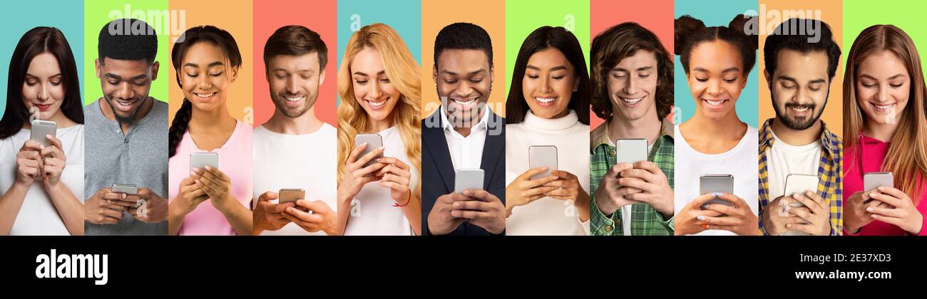 Mobile Phones Collage High Resolution Stock Photography and Images - Alamy