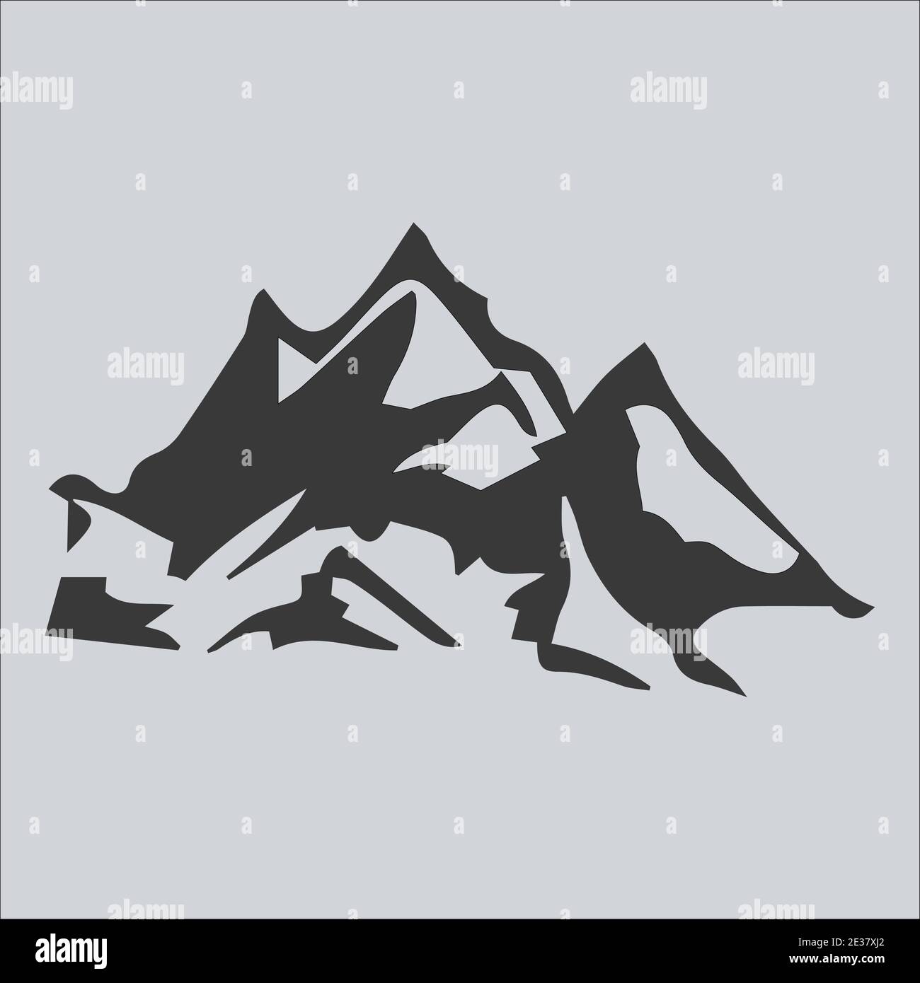 Abstract mountain logo icon vector Stock Vector Image & Art - Alamy
