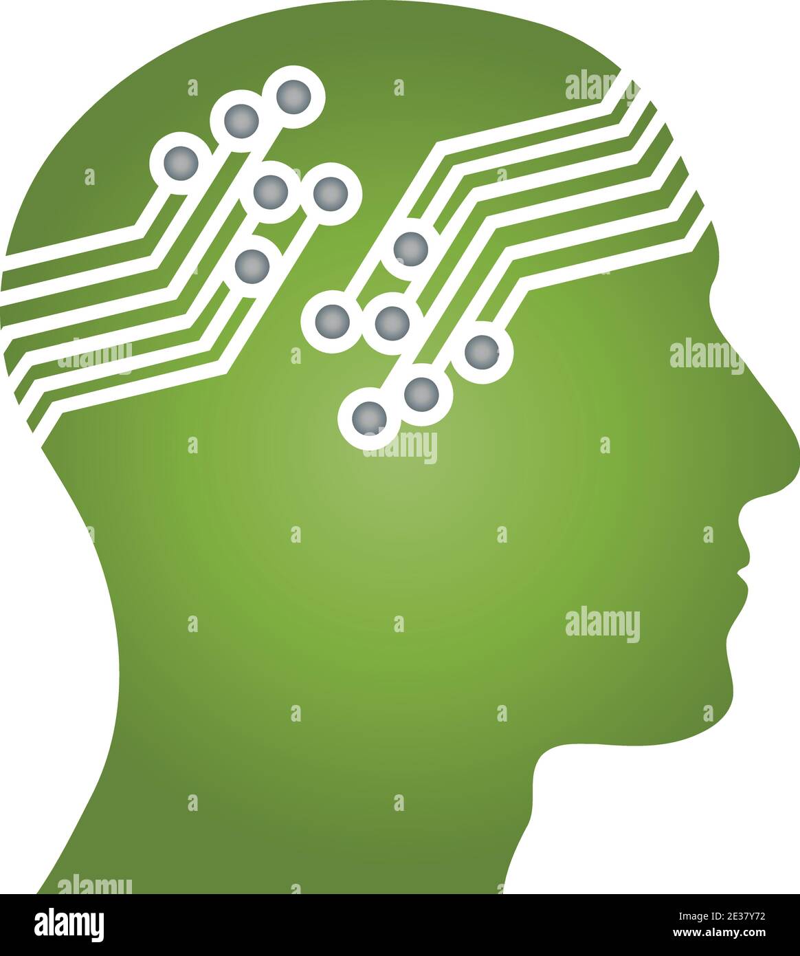Head, Person, Robot, Brain, Logo, Icon Stock Vector Image & Art - Alamy