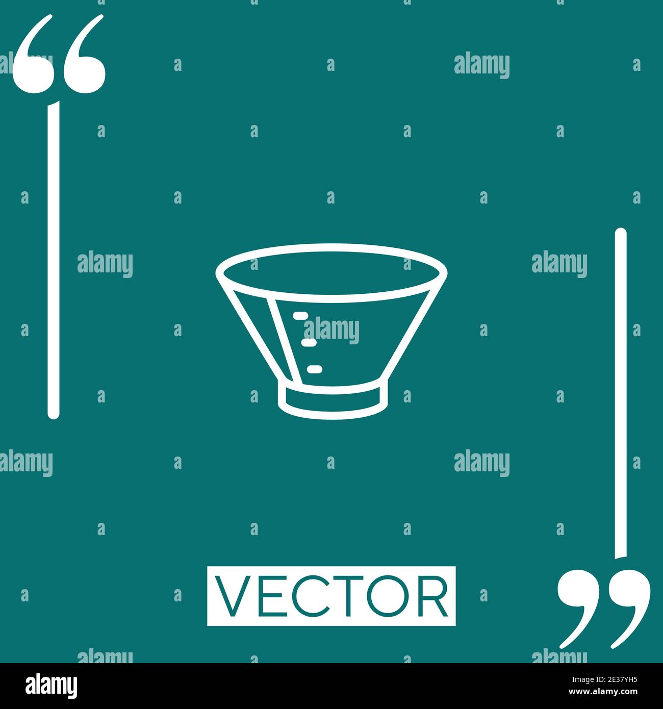 cone of shame vector icon Linear icon. Editable stroked line Stock ...